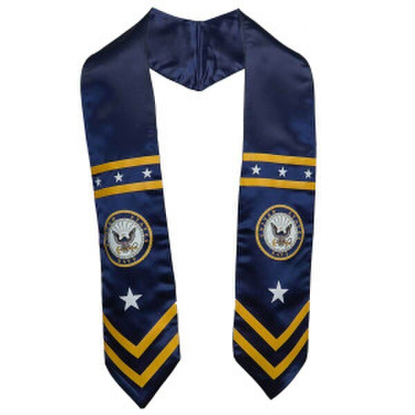 NAVY GRADUATION STOLE | UMass Store