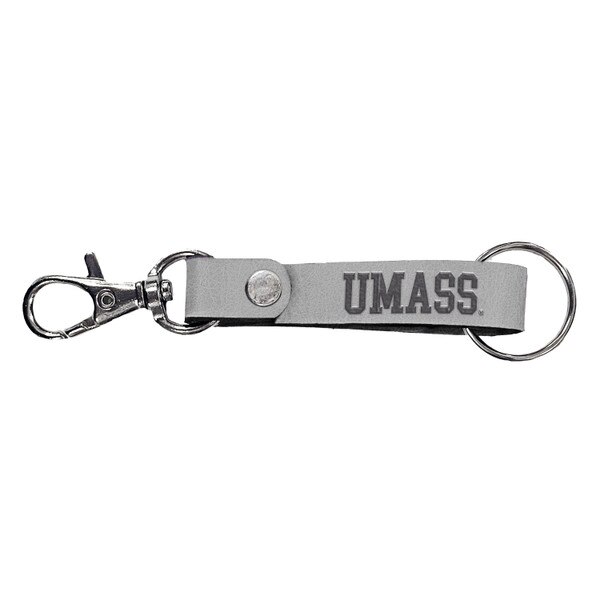 JACKSON LEATHER KEY TAG - GREY | UMass Store