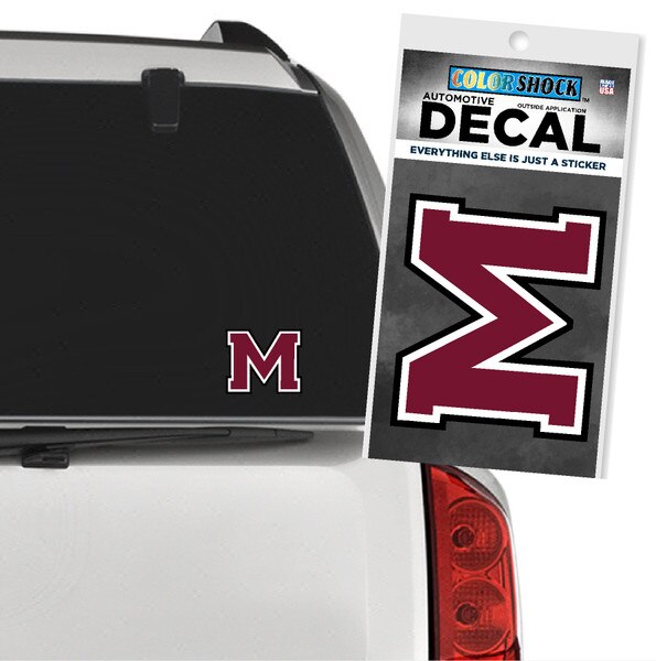 BLOCK M CAR DECAL | UMass Store