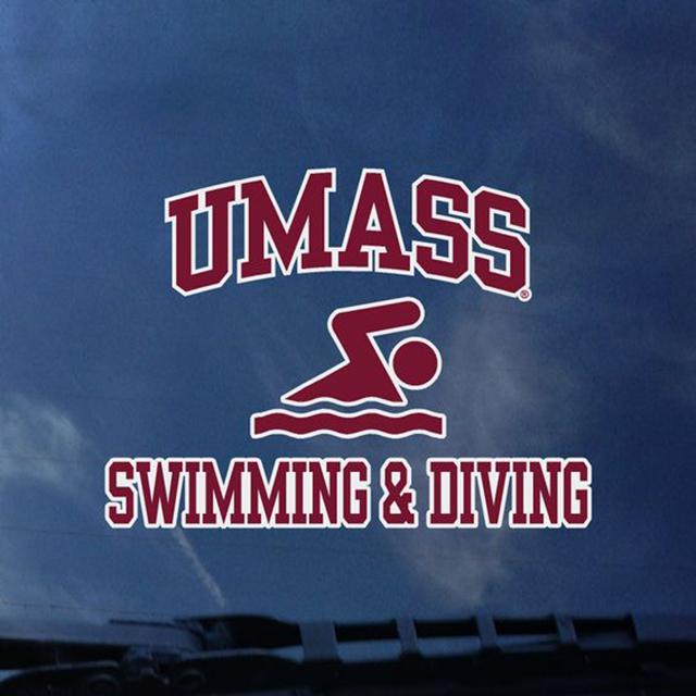 UMASS SWIMMING & DIVING CAR DECAL | UMass Store