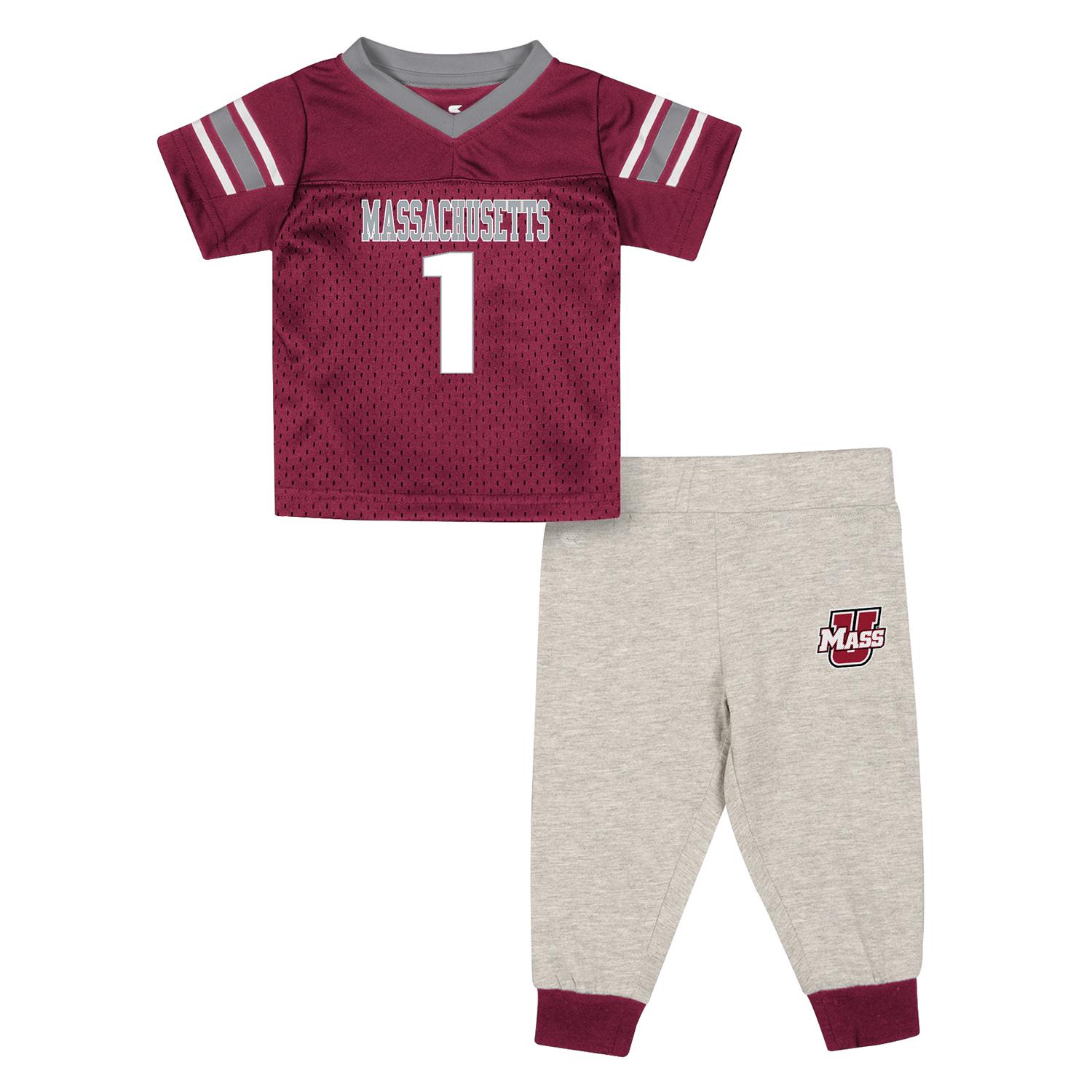 INFANT FIELD TIME FOOTBALL SET - MAROON & GREY | UMass Store