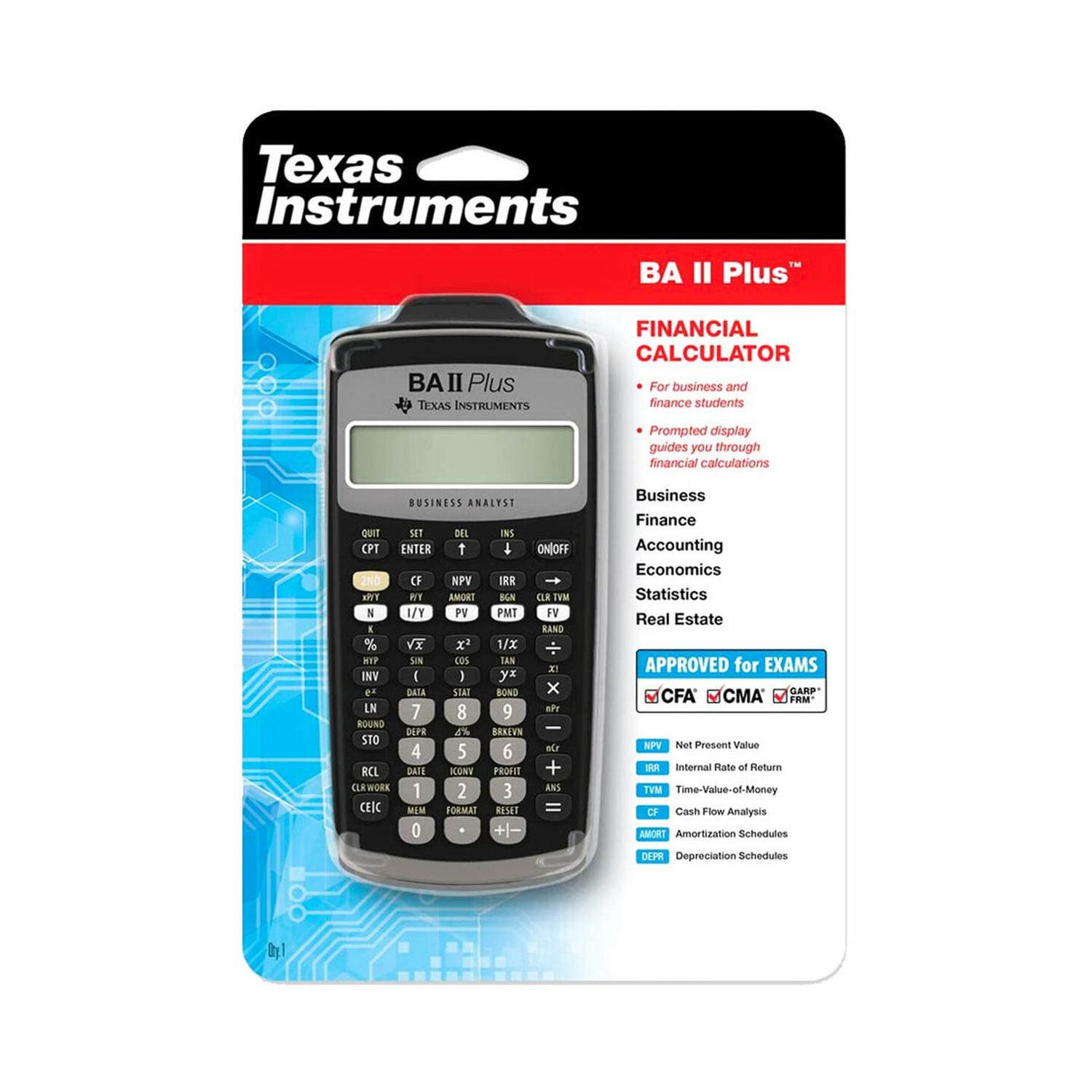 New Sealed Texas Instruments TI BA II Plus Professional Financial 